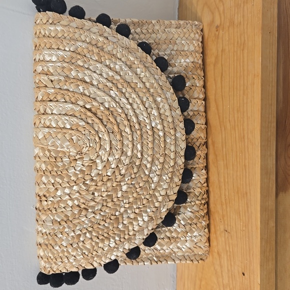 Shiraleah | Bags | Straw Wicker Clutch With Boho Details | Poshmark